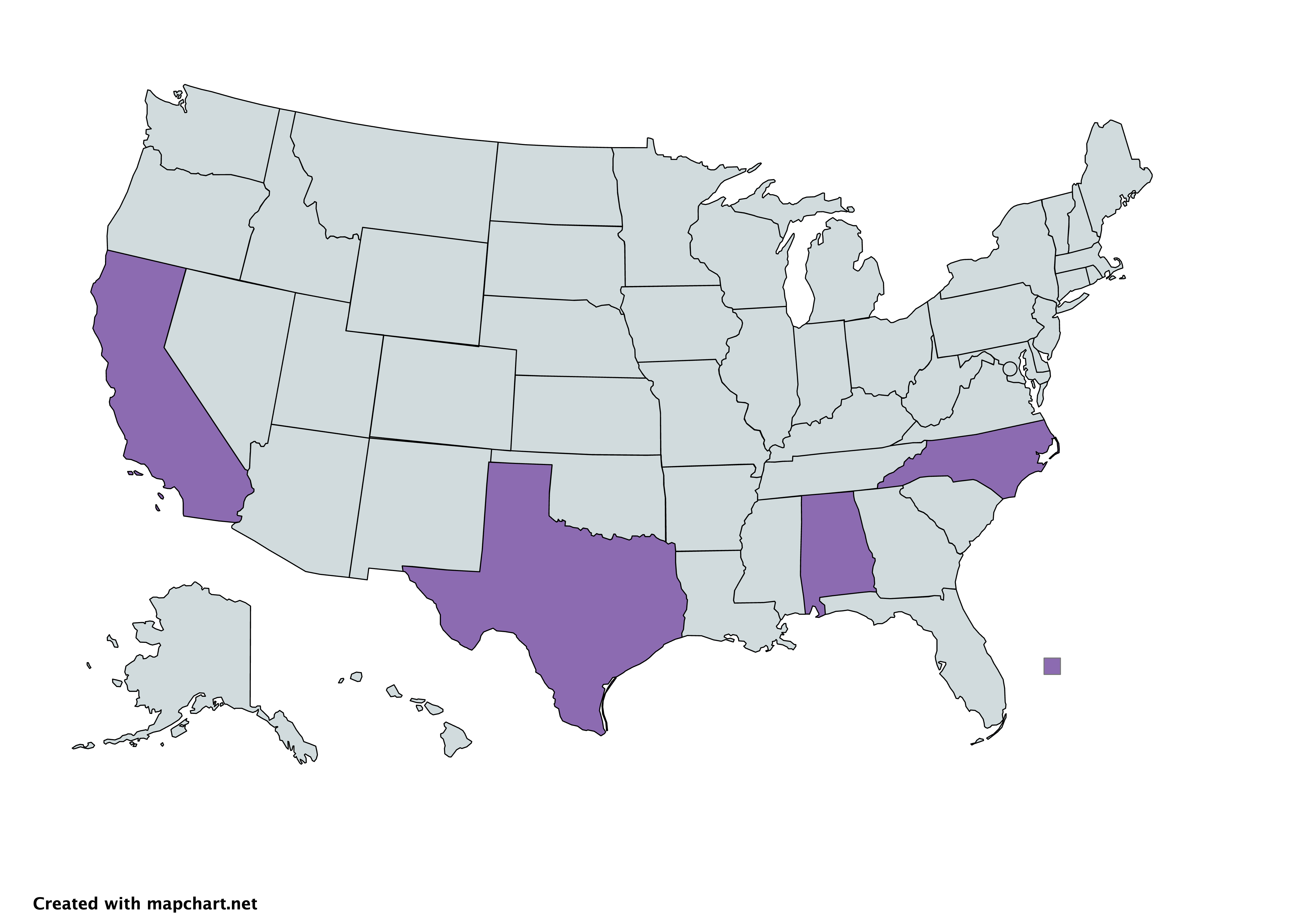 MapChart Map – Split Ticket